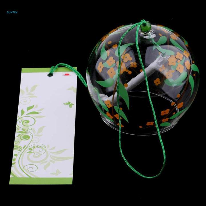 2xJapanese Style Glass Windchime Hanging Blessing Bells Home Wind Chimes 19 | Daraz.com.bd