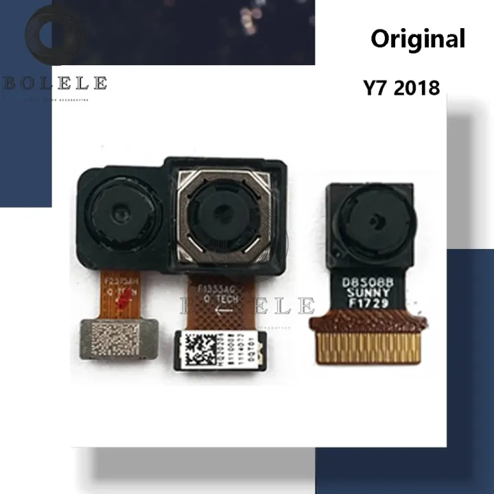 Original For Huawei Y7 2018 Small Facing Front Camera Y7 Pro Prime 2018 Rear View Main Big Back ...