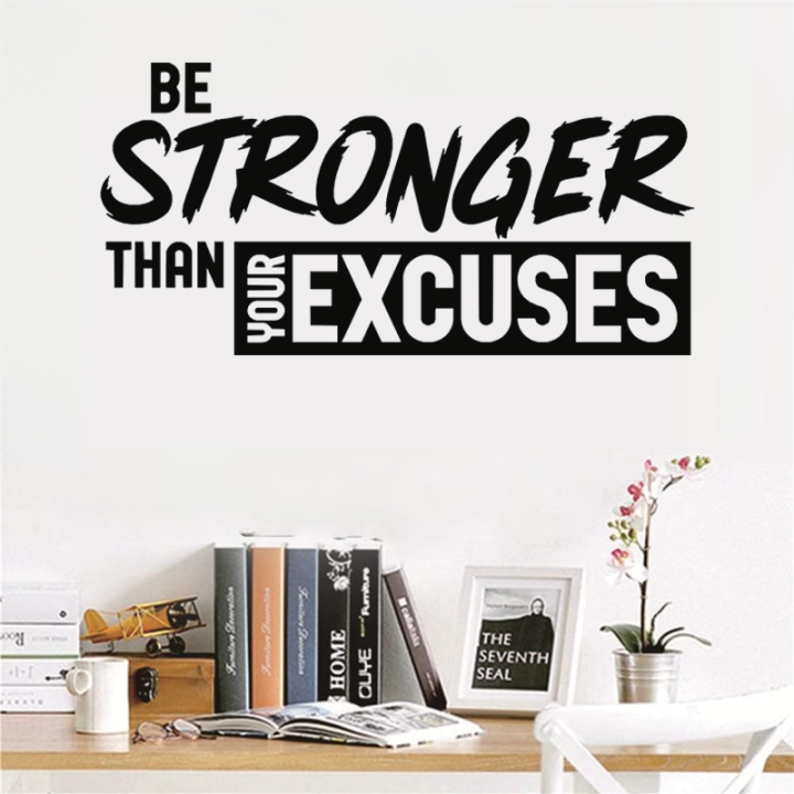 Motivational Wall Sticker For Home Office Workplace Study room Be ...