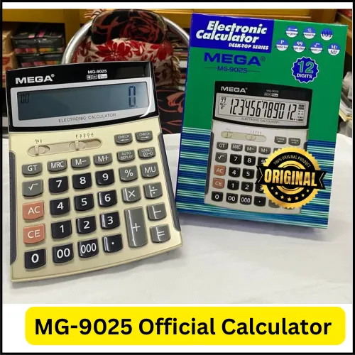 Mega mg 9025 calculator 12 Digit - Dual Power MG-9025 - 1pcs calculator ...