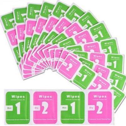 100 Sets (200 pcs) Mobile Screen Cleaner Wipes - Keep Your Devices ...