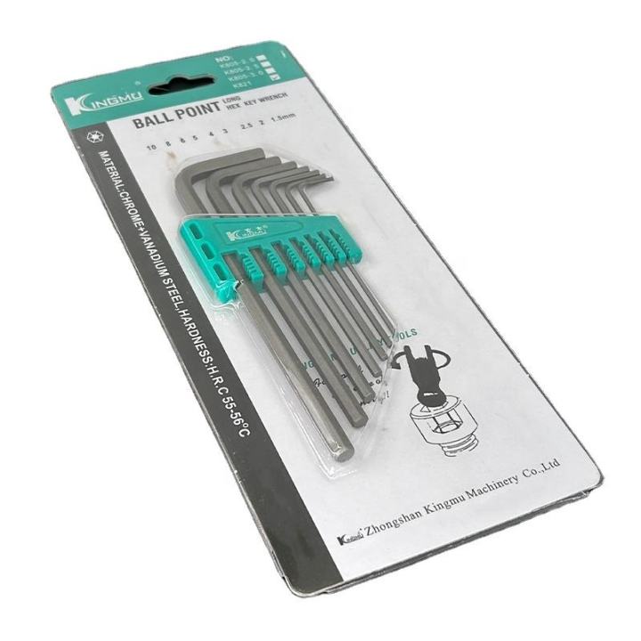 Kingmu L-shaped hex key set (7 pieces) | Daraz.com.bd