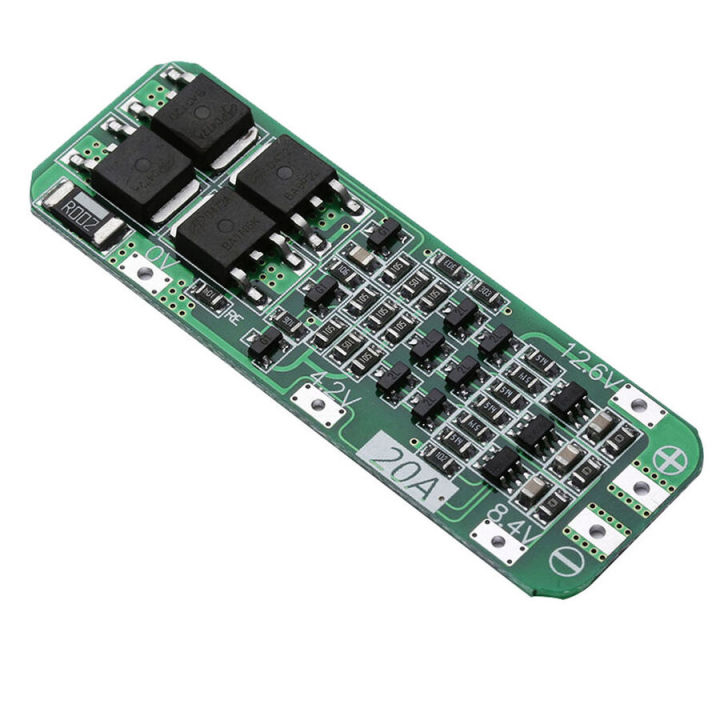 3S BMS 20A 12V Lithium Battery Charger And Over-Current Protection board BMS Module for 3 Piece ...