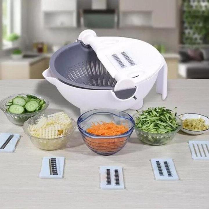 6 in 1 Wet Basket Vegetable Cutter vegetable slicer | Daraz.com.bd