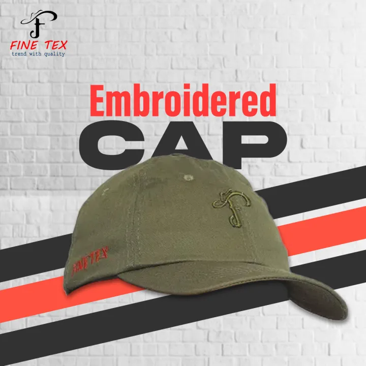 Fine Tex Clothing's Aristocratic Quality Embroidered Cap For Men ...