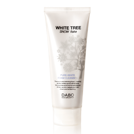 Dabo White Tree Snow Flake Pure White Foam Cleanser 150 ml | Daraz.com.bd