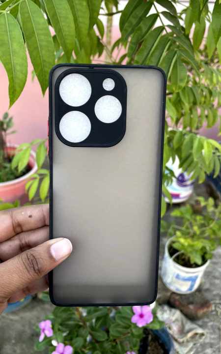 Camera Protection Bumper Phone Cases For Tecno Spark 10 Pro Matte ...