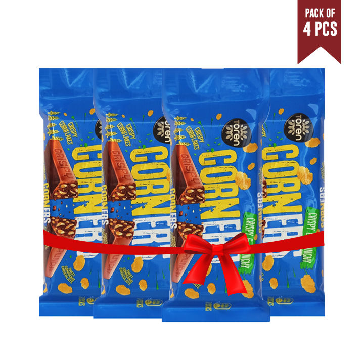 Corners Compound Chocolate with Crispy Cornflakes Siyah 55gm Pack of ...