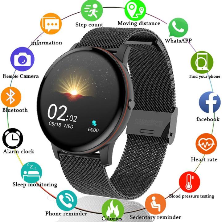 LIGE New Smart Watch Men Full Touch Screen Sports Multi-Function Watch ...