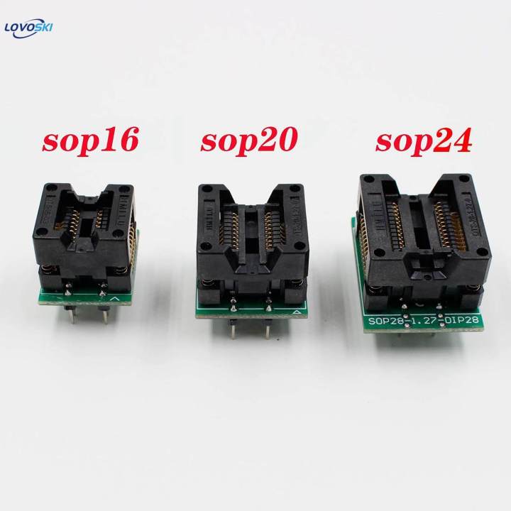 SOP16+SOP20+SOP24 SOP Test Sockets Ictest Portable Professional Easy ...