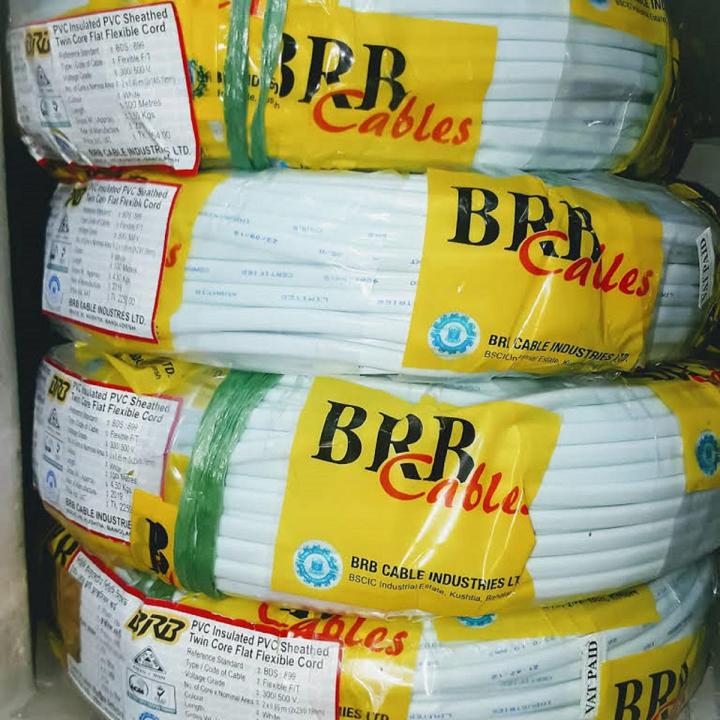 BRB Twin Core Cable 1 Coil 325 Feet 14/76 For Usable to AC/DC Electric ...