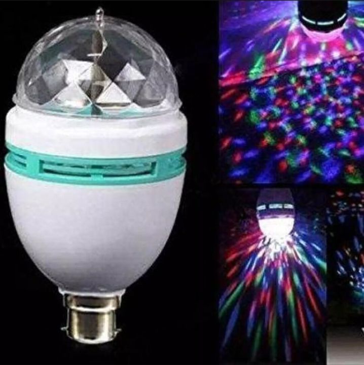 LED Rotating Bulb Magic Disco Light for Party | Daraz.com.bd
