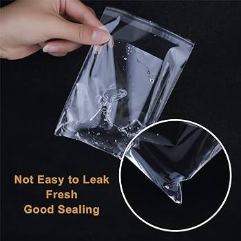 (6" x 7") 100 pcs crystal cellophane poly bag for packaging material ...