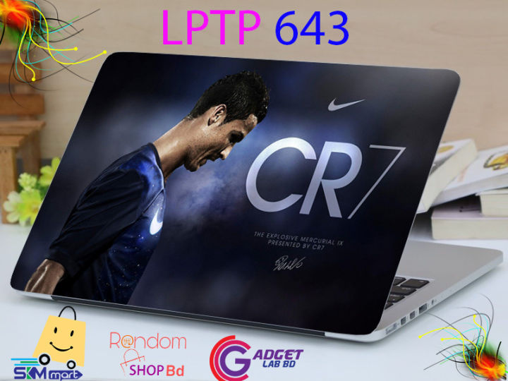 LPTP - 643 CR7 Laptop Sticker Laptop Skin Sticker & Laptop Skin for ...