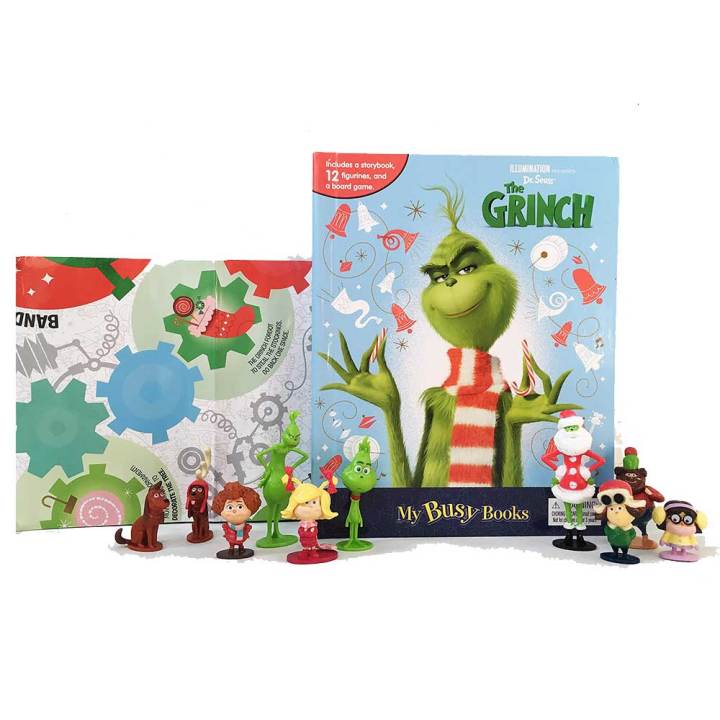 Grinch Movie My Busy Books Board Game | Sturdy Board Book | Colorful ...