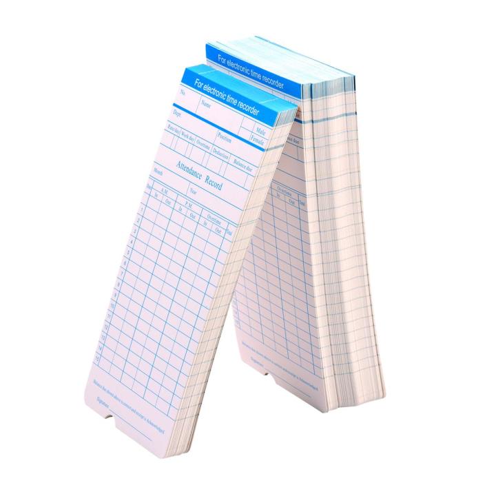 【Versatile】 90pcs/ Pack Cards Timecards Monthly 2-sided 18 * 8.4cm for ...