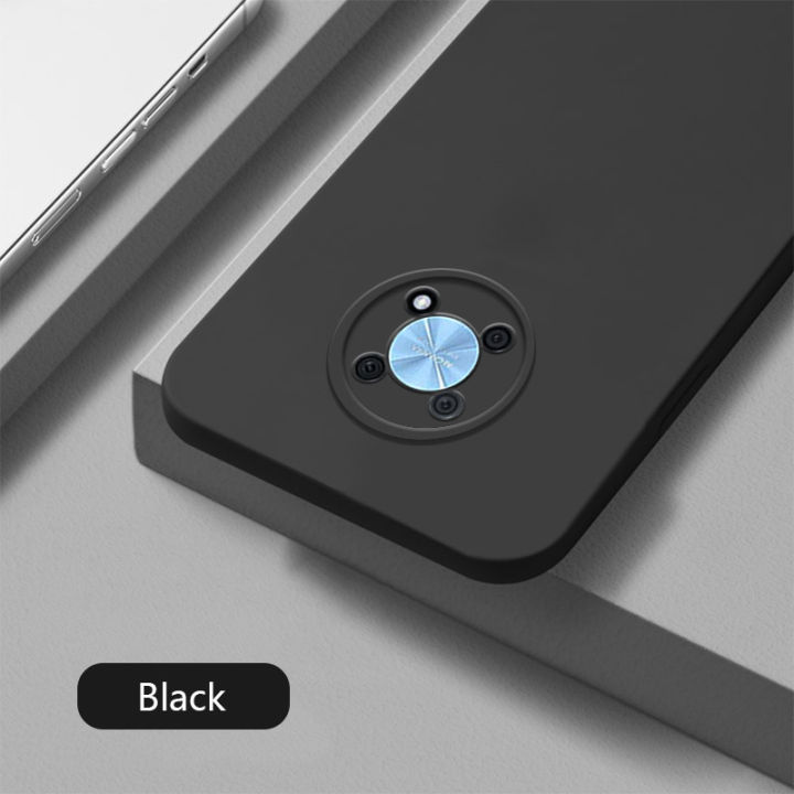 Huawei Nova Y90 Slim Matte Liquid Silicone Protective Back Cover Case ...