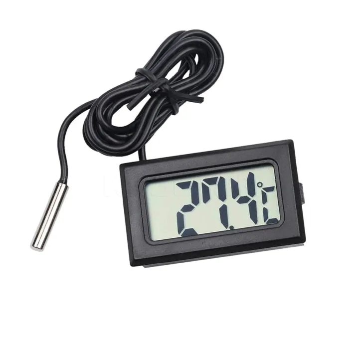LCD Digital Thermometer Temperature Sensor Fridge Freezer Probe For ...