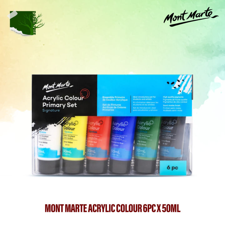 Mont Marte Acrylic Color 50ml 6 Pcs | Daraz.com.bd