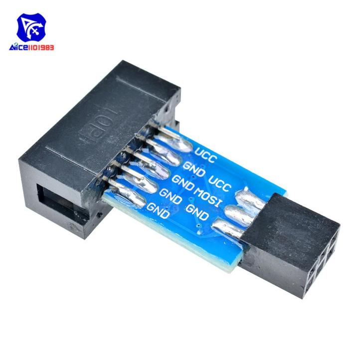 【Mary DAI Store】10 Pin to 6 Pin Adapter Board for Arduino AVRISP MKII ...