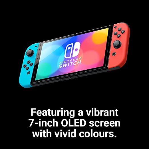 Nintendo 7-inch OLED Screen Switch Neon Blue-Red Color | Daraz.com.bd