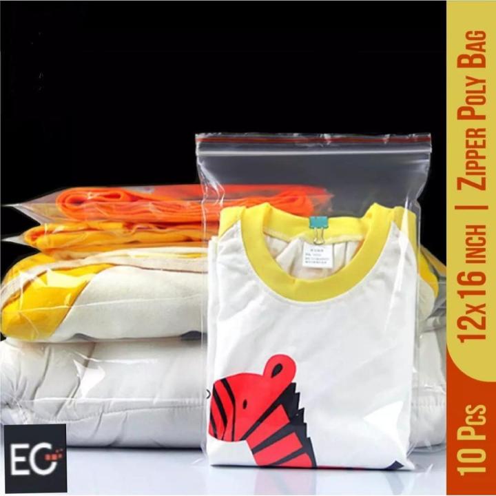 Resealable 12 x 16 Inch zip Lock plastic zipper bag - 10 to 20 pcs ...