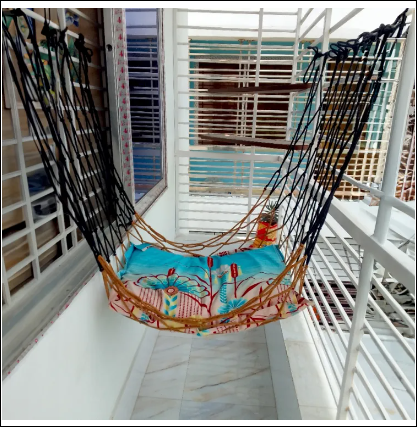 Hand Made Dulna Adult Rope Bed Hanging Dulna Use For All People Large ...
