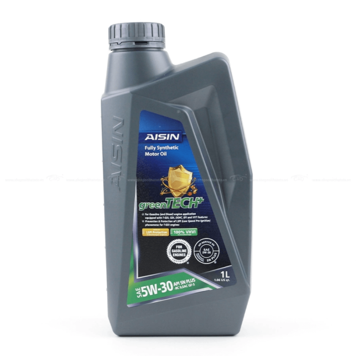 Aisin Greentech Plus 5W-30 Full Synthetic 1L | Daraz.com.bd