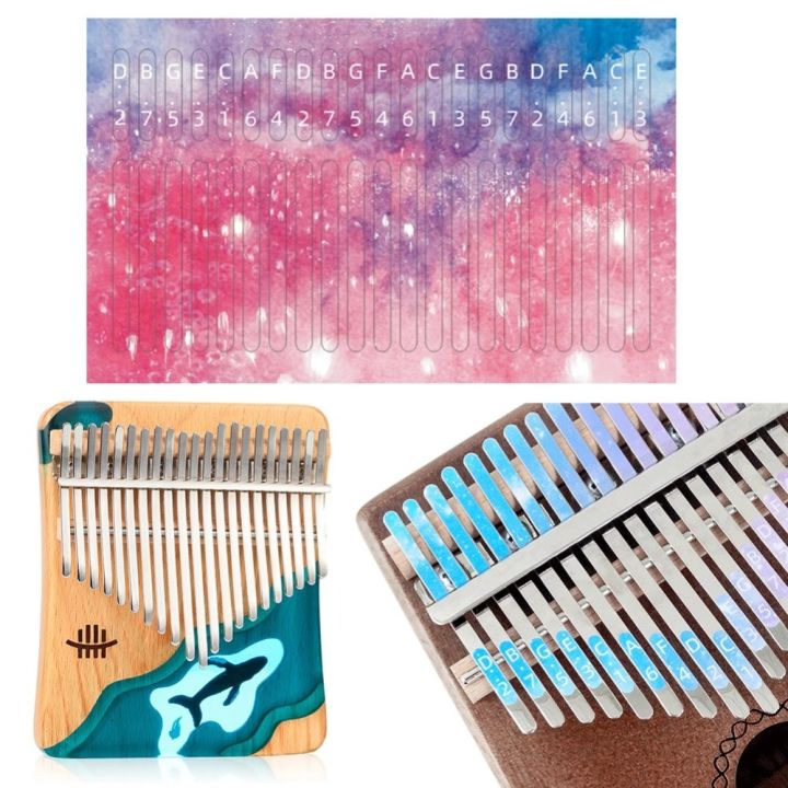 Hot Sale Strengthen The Memory Kalimba Scale Sticker Helpful Practical ...