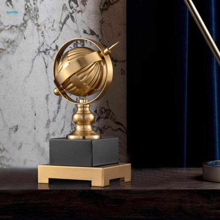 Globe Ornament with Stand Collectible Creative Globe Figurine ...