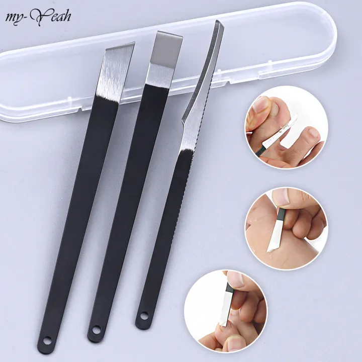 Myyeah 3pc Pedicure Cuticle Pusher Foot Dead Skin Remover Scraper ...