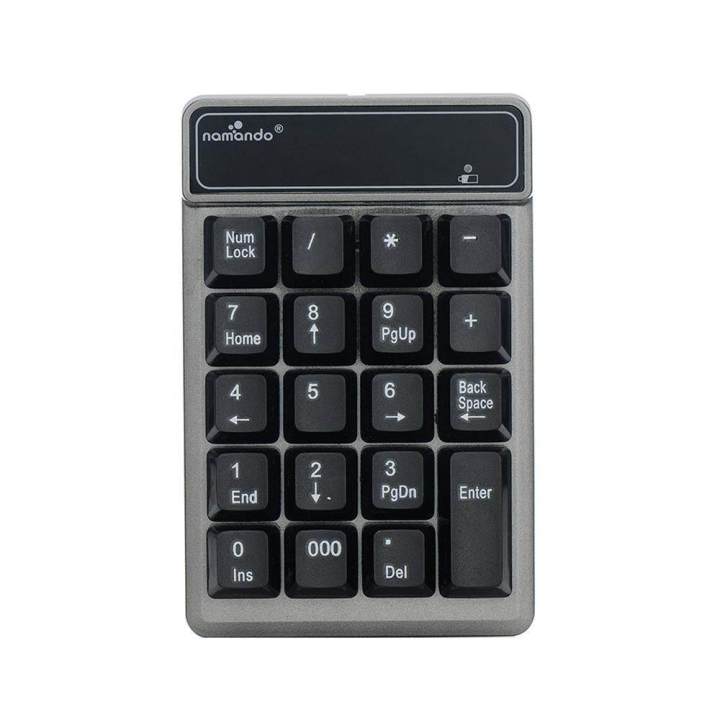 2.4G Numeric Keypad19 Keys Wireless USB Number Pad Keyboard Financial ... 2.4G Numeric Keypad19 Keys Wireless USB Number Pad Keyboard Financial ...
