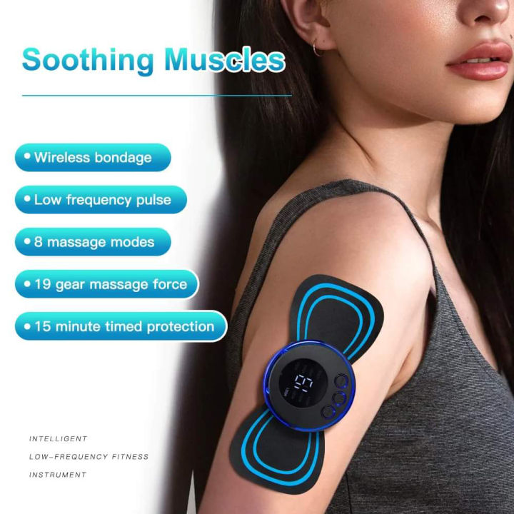 EMS Pocket Body Massager hed, hand,shoulder, body | Daraz.com.bd