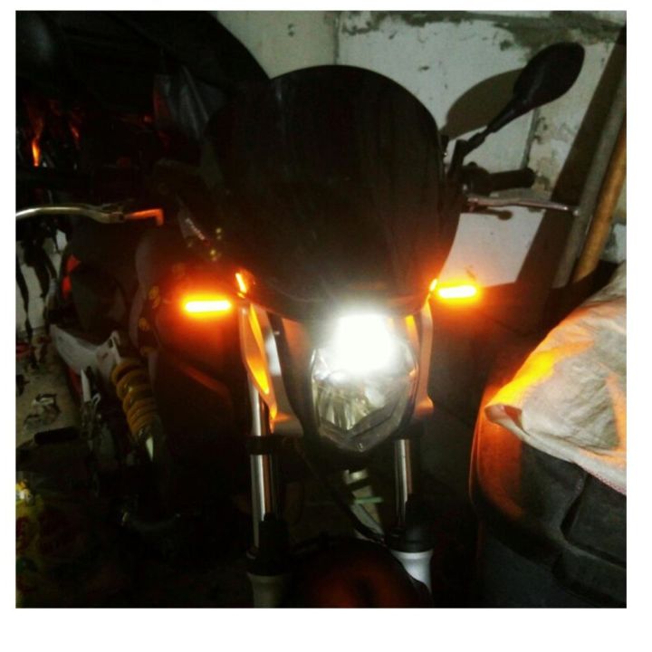 Universal 2PCS 12V Super Bright Motorcycle LED Turn Signal Sequential ...
