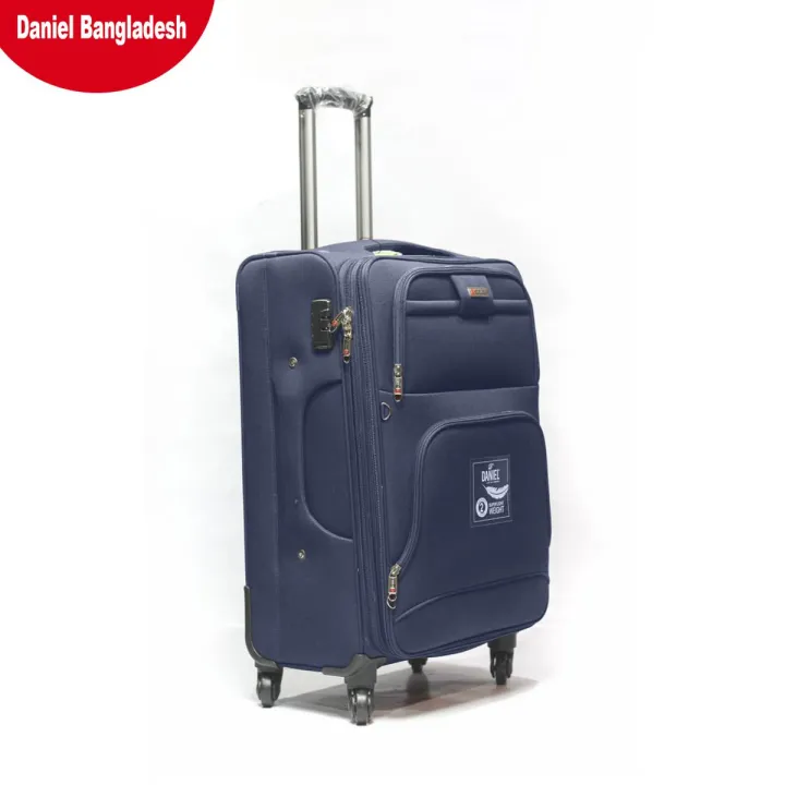 DANIEL Carry On Travel Trolley Bag 4-Wheels Waterproof And Washable ...