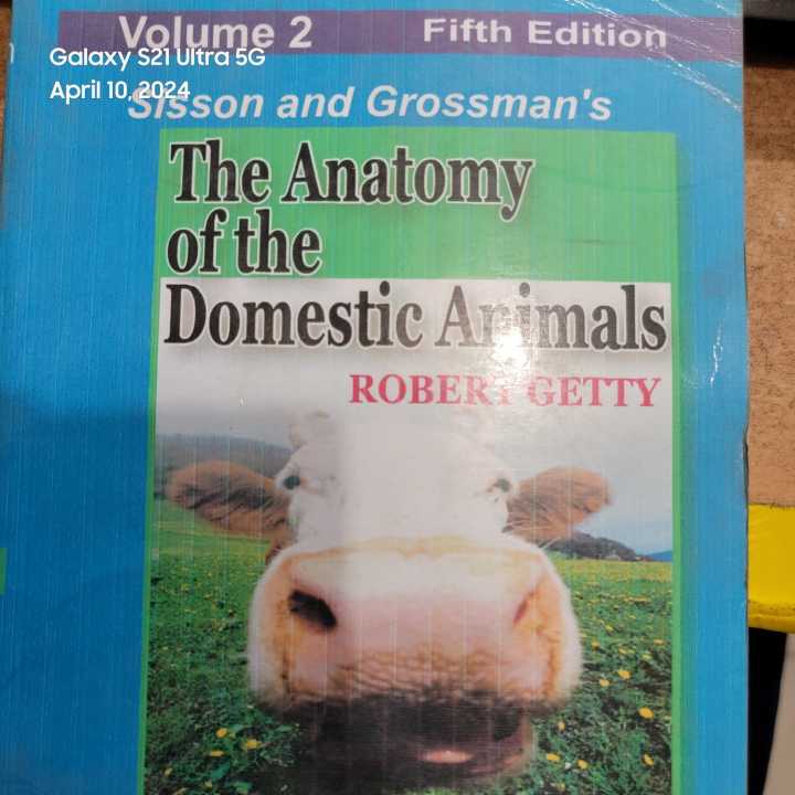 Sisson and Grossman's the Anatomy of the Domestic Animals By Robert ...