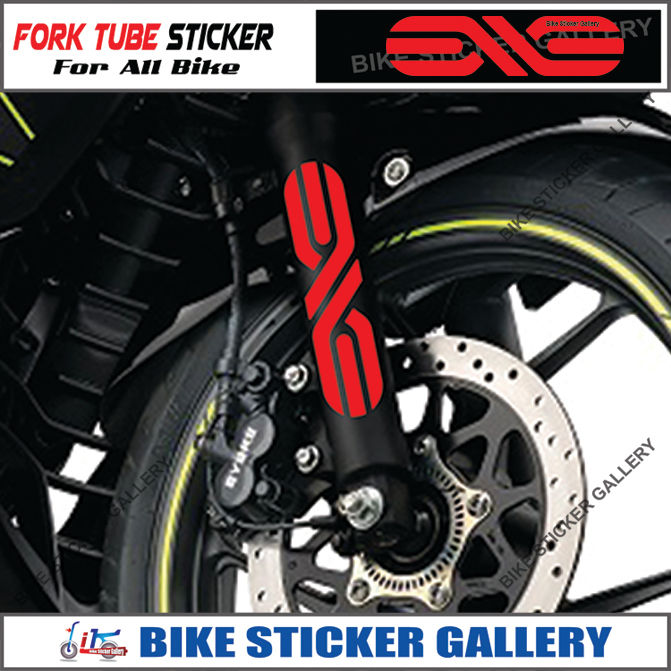 Fork Tube Sticker For all Bike > Zigzag Design > 1 pair ( Waterproof ...