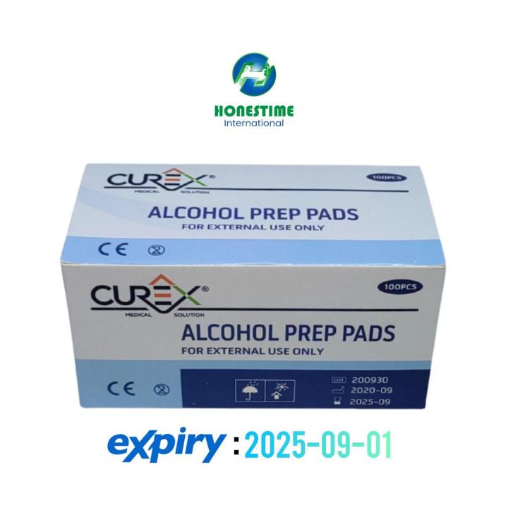 Curex Alcohol Pad | Disinfectant Wipes 100 Pcs | Daraz.com.bd