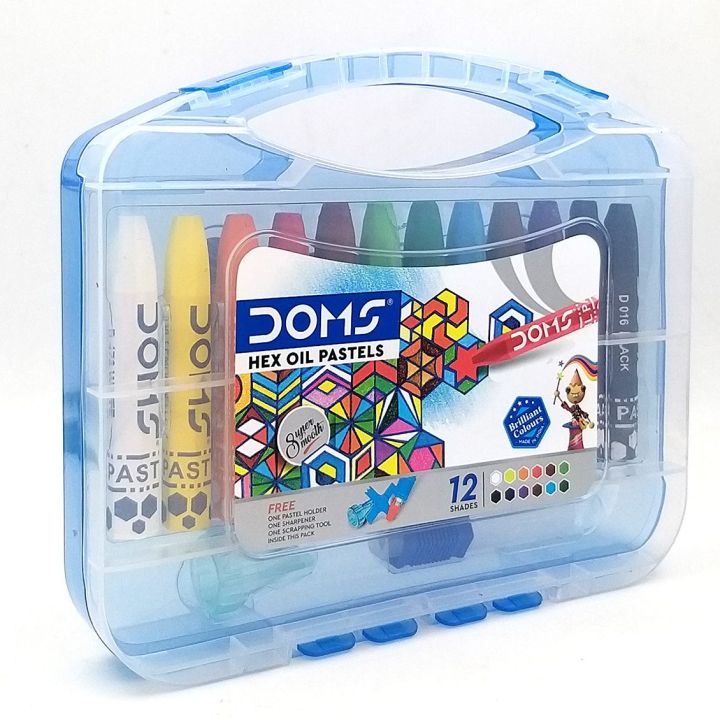 Doms Hex Oil Pastels – 12 Shades | Daraz.com.bd