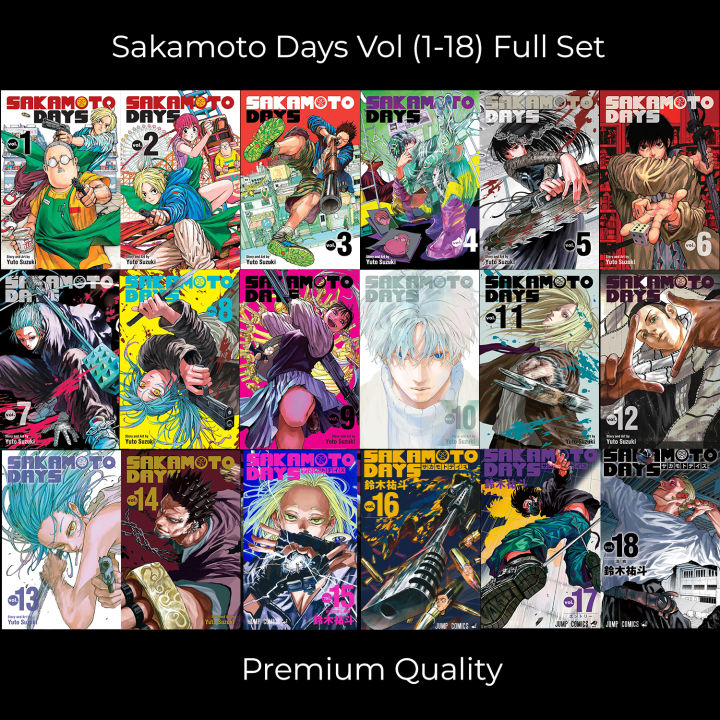 Sakamoto Days Volume (1-18) full set #18 Books Paperback Manga | Daraz ...