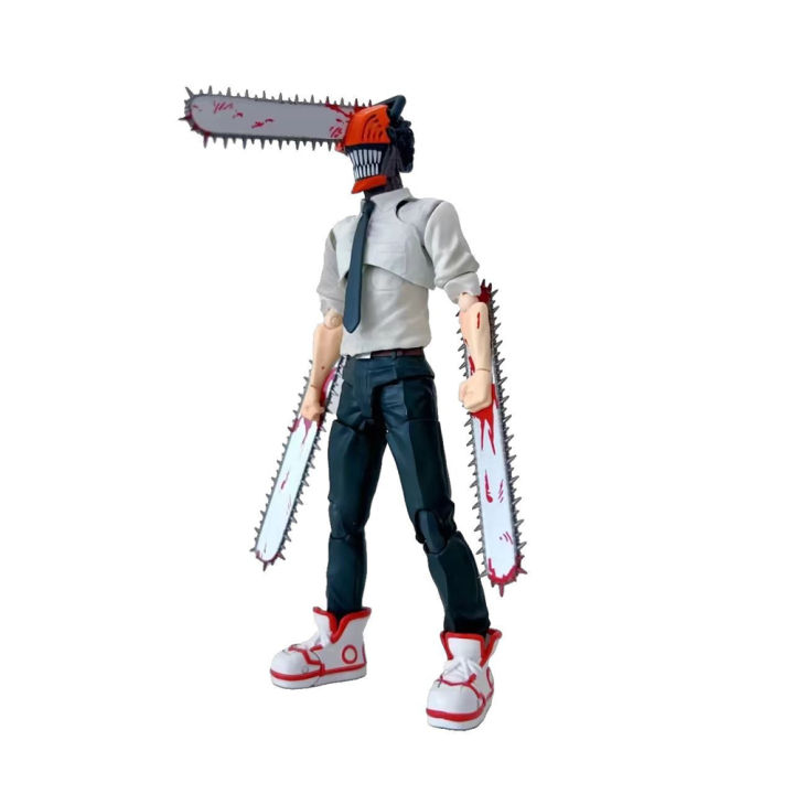 GC 15cm Chainsaw Man Action Figure Anime SHF Denji Action Figure For ...