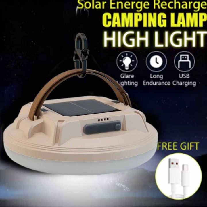 Multi-Purpose LED Light Source Solar LED Camping Light Rechargeable ...