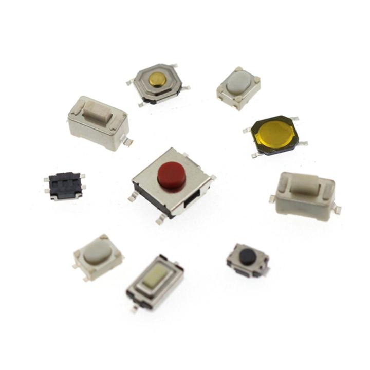 250Pcs Car Remote Control Key Switch Repair Small Switch Tactile Push ...
