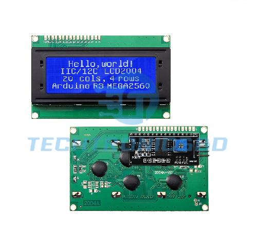 16x2 LCD Display with I2C Module – Blue/Green Backlight for Arduino, ESP32 & Raspberry Pi ...