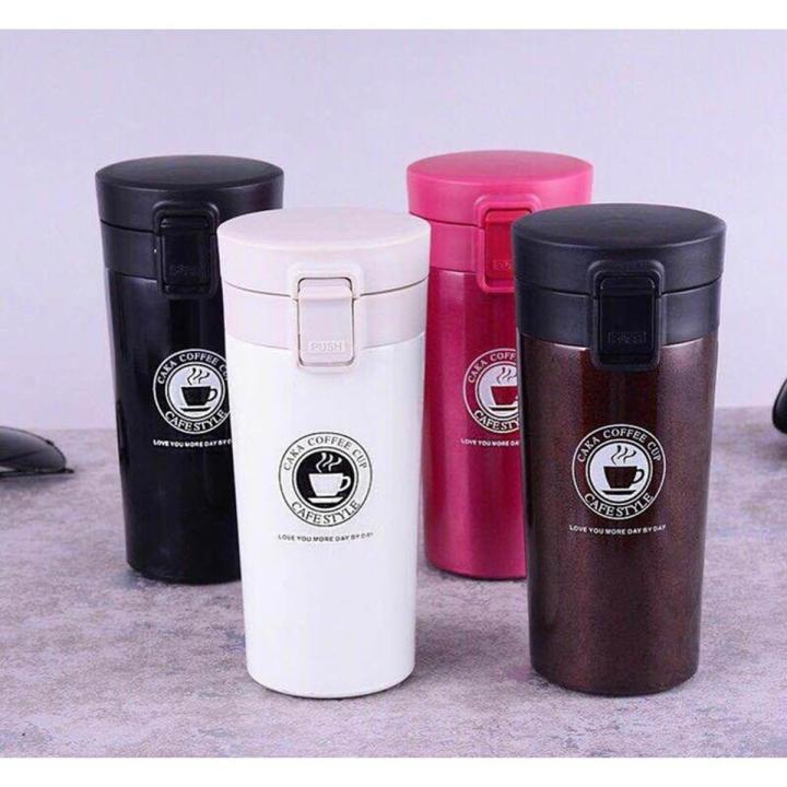 Vacuum Insulated Stainless Steel Tea Coffee Mug Thermos Flask Travel ...