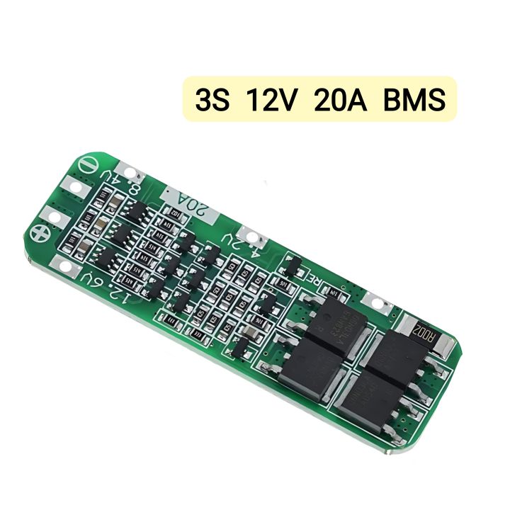 3S 20A BMS Li-ion Lithium Charger Board 18650 BMS For Drill Motor 11.1V 12.6V Balance Lipo ...