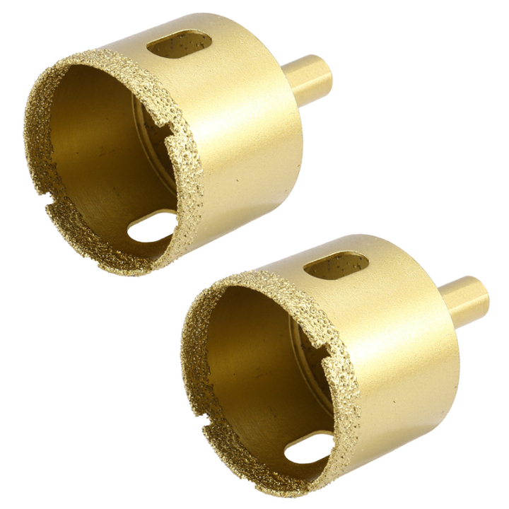 2PCS Drill Bit Thread Vacuum Brazed Dry Cut Diamond Drilling Core Bits ...