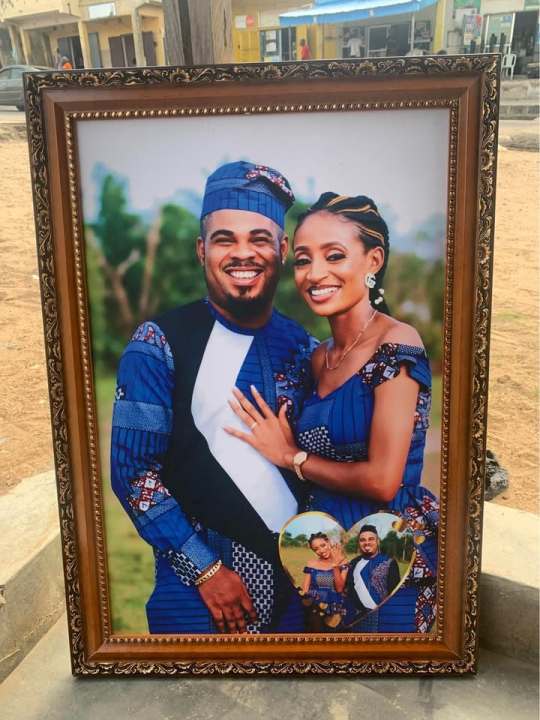 Digital Photo Frame Golden , Size: 20X30 LAB Print | Daraz.com.bd