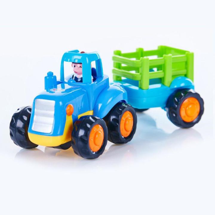 【Happy baby toy store】Thicken Push Car Construction Vehicles Toys Pull ...