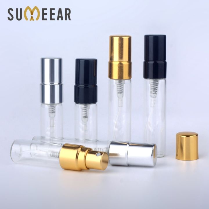 100PCS/Lot 3ml 5ml Sample Spray Bottle Portable Transparet Glass ...
